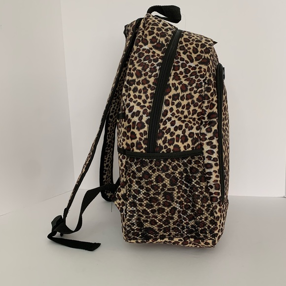 Bags | Back Pack With Padded Straps Leopard Animal Print | Poshmark